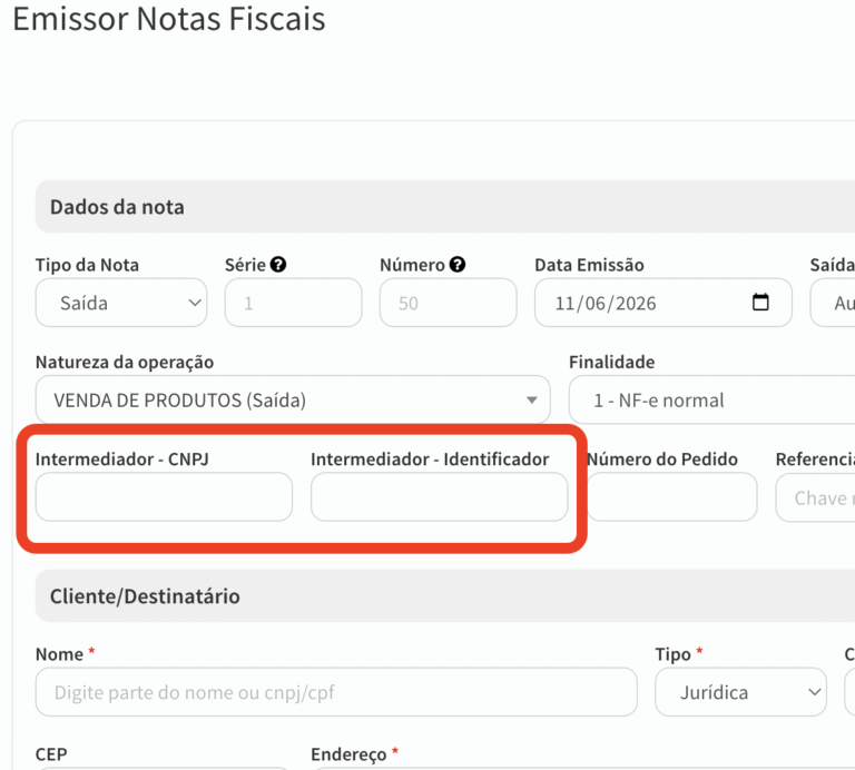 Como identificar o Intermediador na Nota Fiscal? - TudoNet